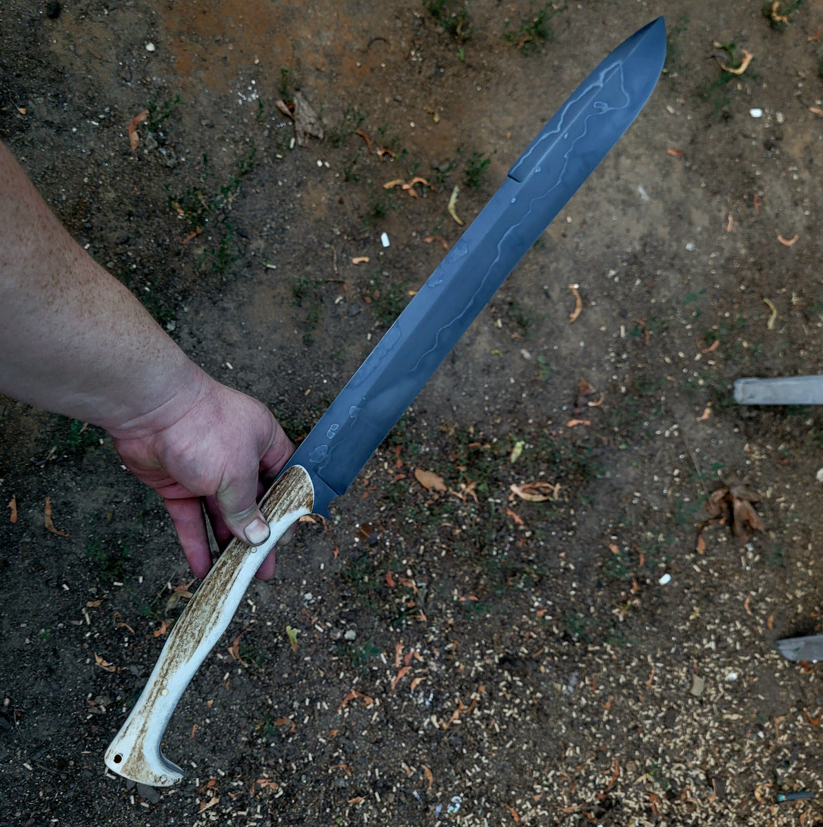 Double Handed Chopper Sword in 80CRV2 with Hamon – Charles Jones Blades